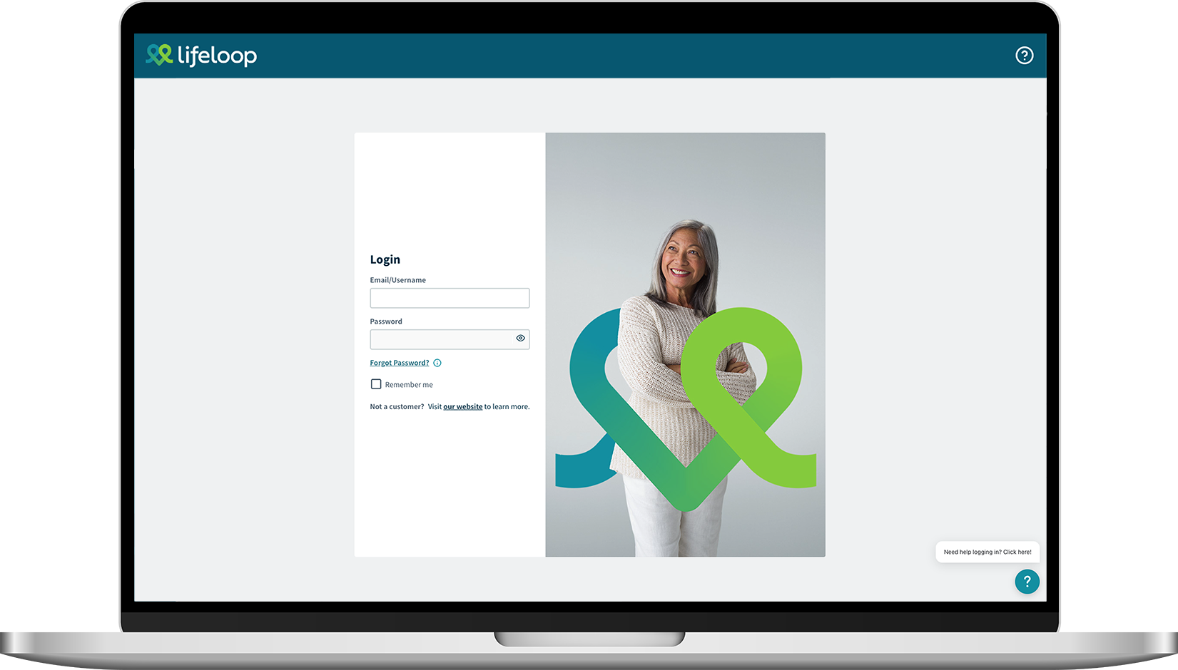 Log in | LifeLoop or iN2L customer portals | LifeLoop